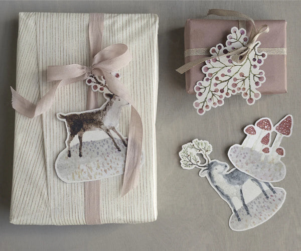 Maileg Gift Tags, Winter Wonderland, 20 pcs - Willow Cottage Quilt Co