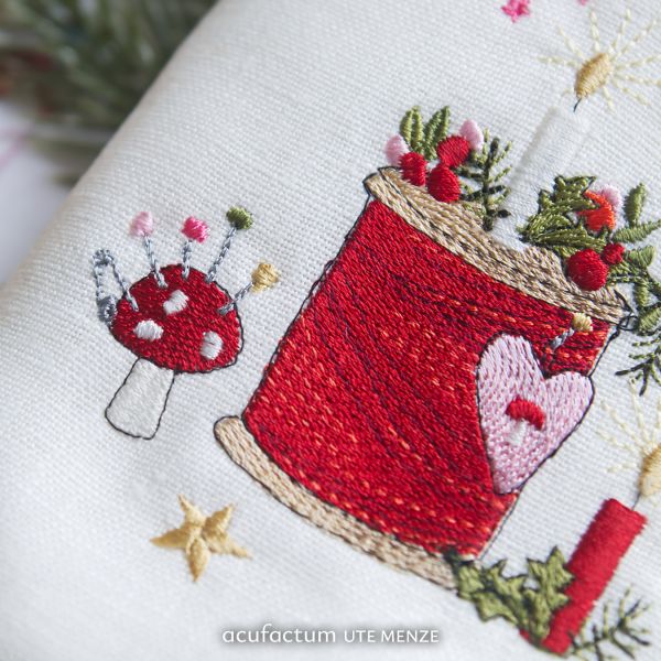 Acufactum MACHINE EMBROIDERY FILE - Thread Light - Willow Cottage Quilt Co