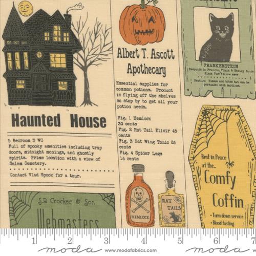 Home Sweet Haunt Spooky Newspaper - Willow Cottage Quilt Co
