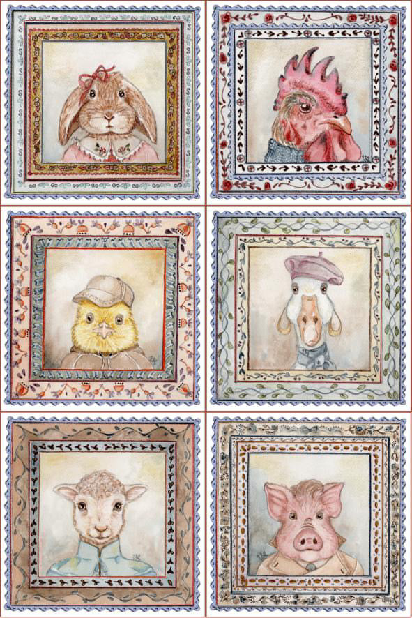 Amiably True Farm Boutique Panel Print (2 sizes) - Willow Cottage Quilt Co