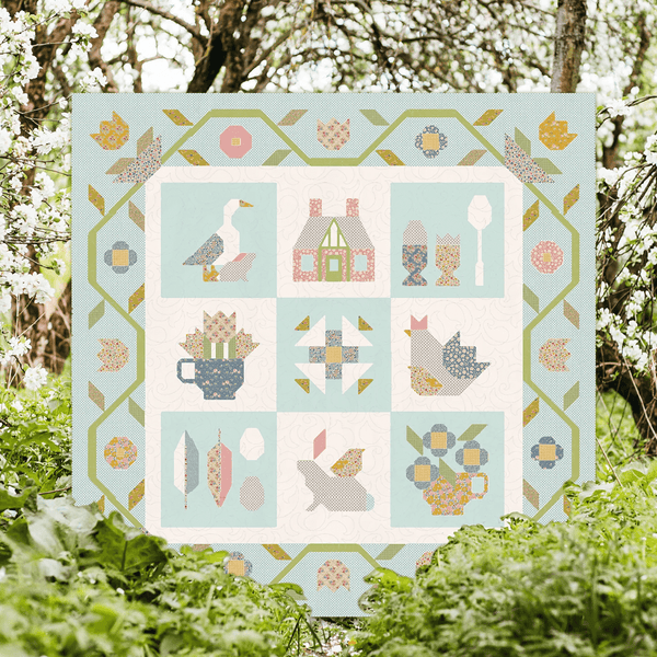 Spring Cottage Block of the Month Program - Willow Cottage Quilt Co