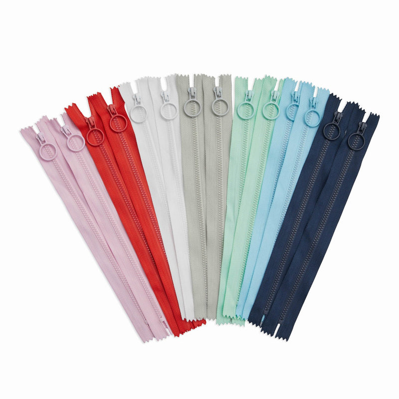 16" Hoop Pull Zipper (2 pack) - Willow Cottage Quilt Co